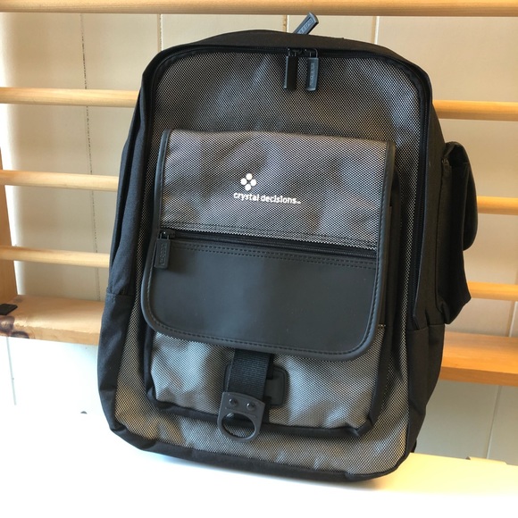 Leeds | Bags | Leeds Black Multi Pocket Unisex Laptop School Business ...